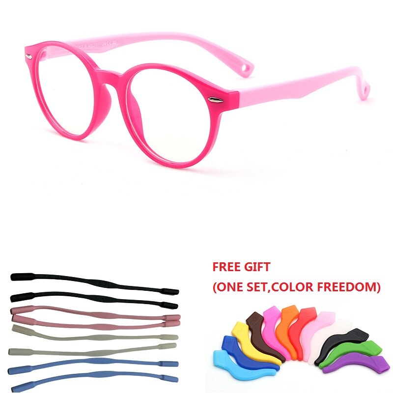 Zerosun Eyeglasses Frame Children Boys Girls Silic... – Grandado