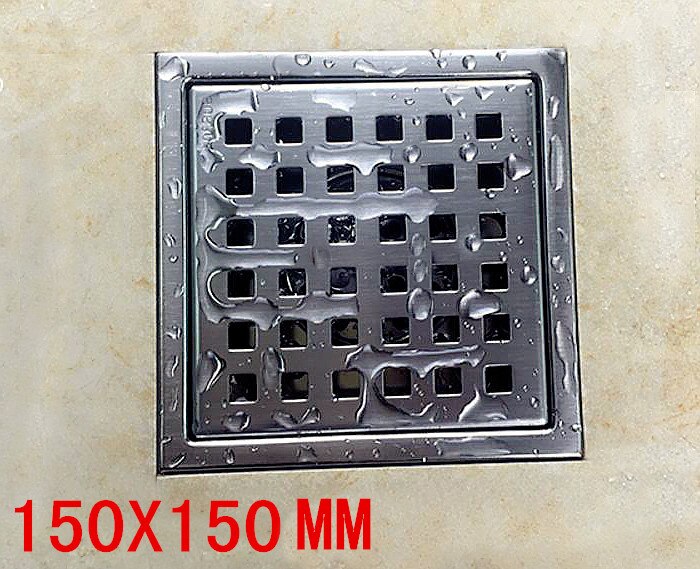 150 x 150mm Tile Insert Square Floor Waste Grates ... – Grandado