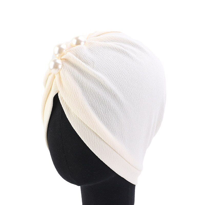 India Women Bead Hat Turban Hijab Chemo Cap Cancer... – Grandado