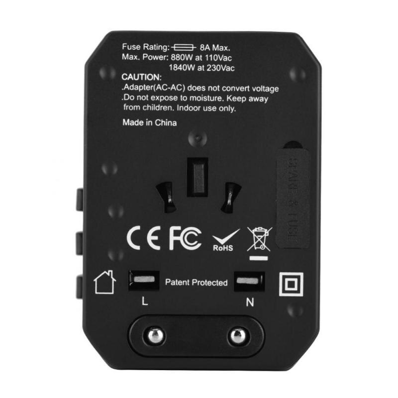 Tragbare Adapter Stecker Universal Travel Adapter ... – Vicedeal