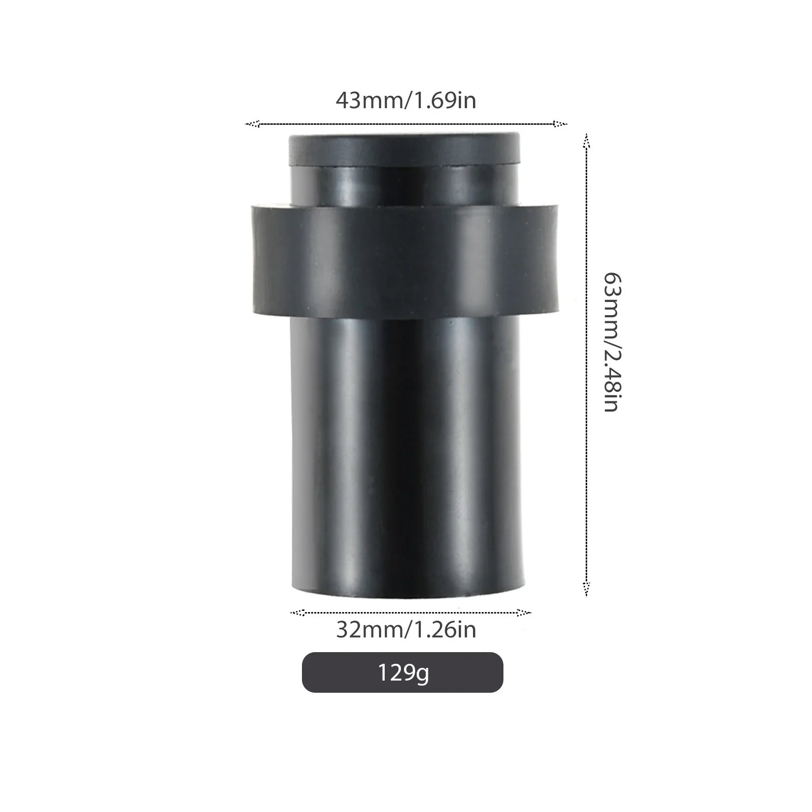 1Pc Stainless Steel Door Stopper Rubber Anti-colli... – Grandado