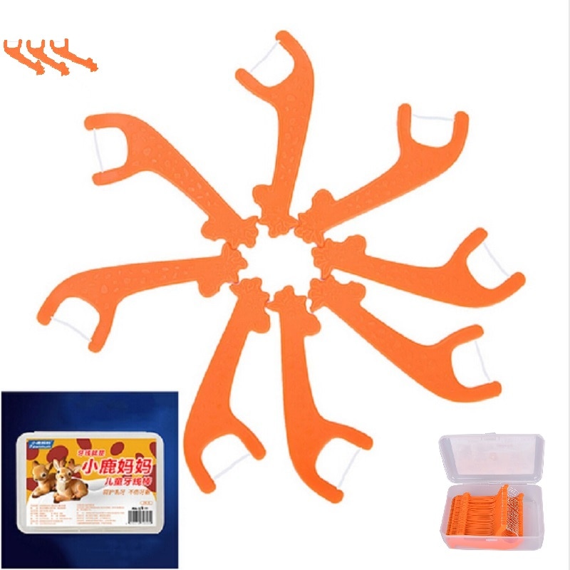 24PCS/box Orange Dental Floss Teeth Stick Tooth Pi... – Vicedeal