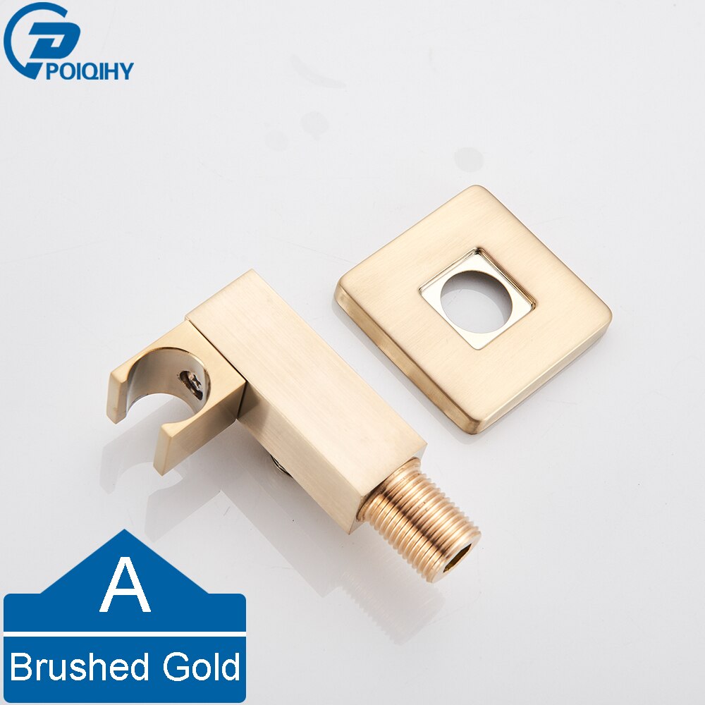 Chrome Shower Head Holder Handheld Shower Spray Br... – Grandado