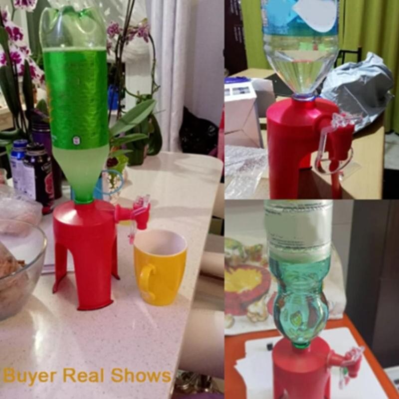 Reusable Hand Press Soda Dispenser Tap Bottle Coke... – Vicedeal