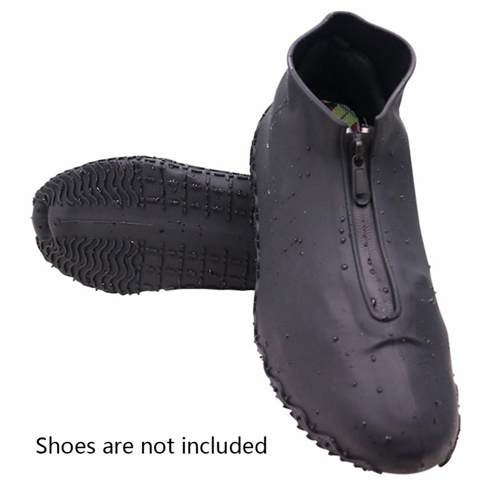 Reusable Silicone Waterproof Zipper Rain Shoes Cov... – Vicedeal