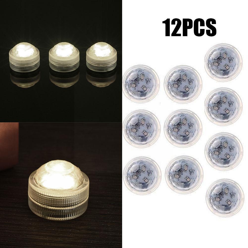 12 Pcs Of Luminous Round Candle Lights Led Batteri... – Vicedeal