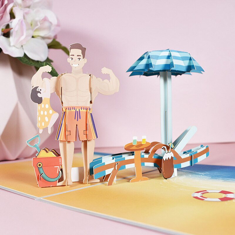 Happy Fathers Day Card 3D Birthday Cards for Dad G... – Grandado