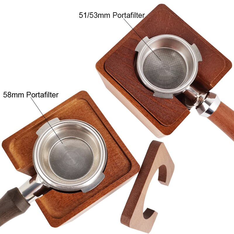 Soporte de café para portafiltro de 51/53/58mm, Ba... – Vicedeal