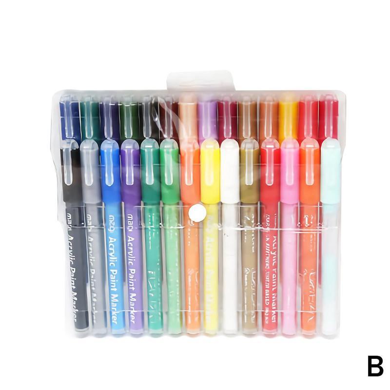12/28/8 farben 0,7mm Acryl Marker Stift Für Kerami... – Grandado