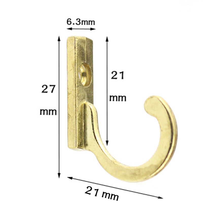 10 stk antikke kroge lille vægbøjle møbler hardwar... – Grandado