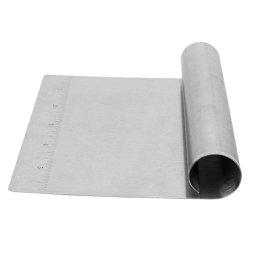 Stainless Steel Flour Scraper for Pizza Pastry Pan... – Grandado