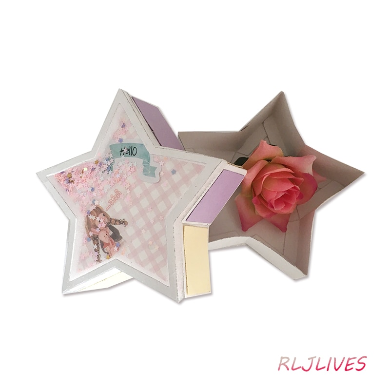 3D Star Shaker Box Metal Cutting Dies DIY Scrapboo... – Grandado