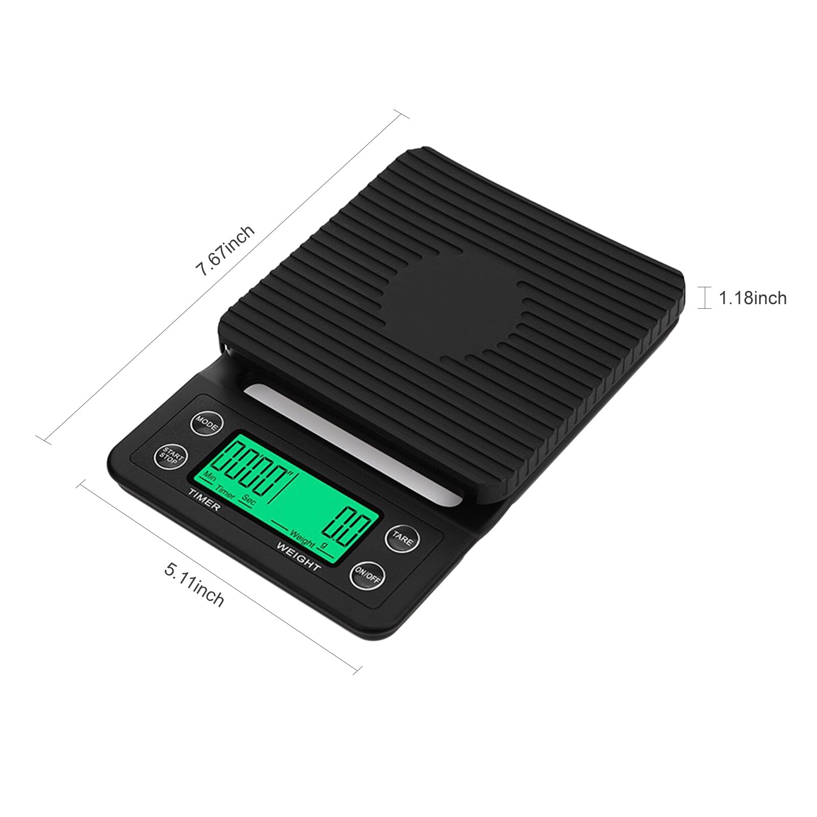 Drip Coffee Scale 3kg/5kg 0.1g Portable Digital Ki... – Vicedeal