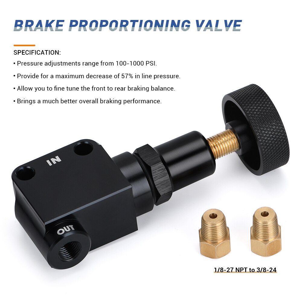 PQY - Brake Proportioning Valve Bias Adjustable 1/... – Vicedeal