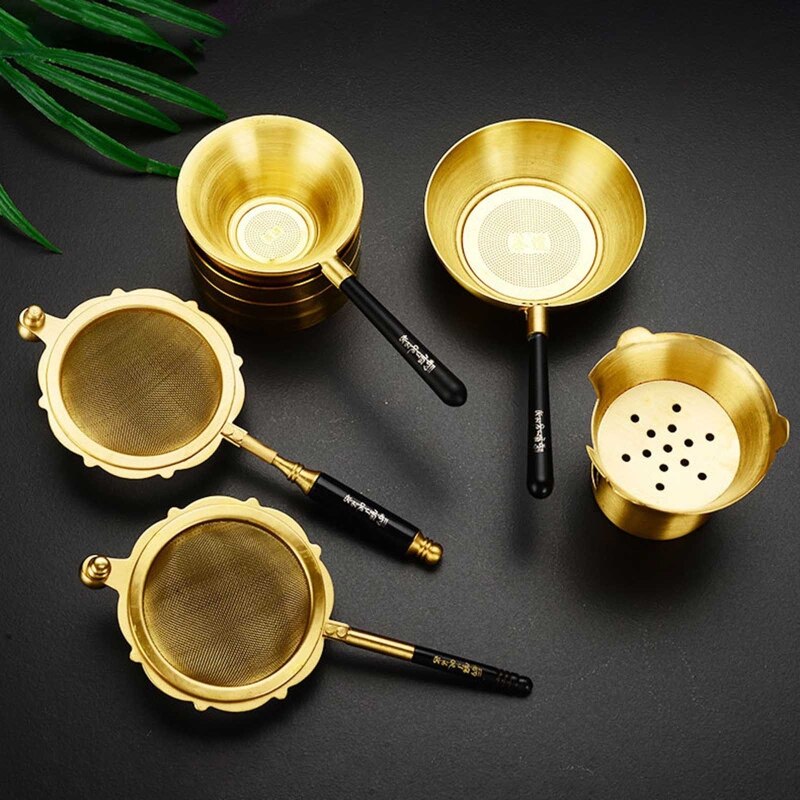 Tea Filters Tea Maker Food Grade Brass Material Te... – Vicedeal