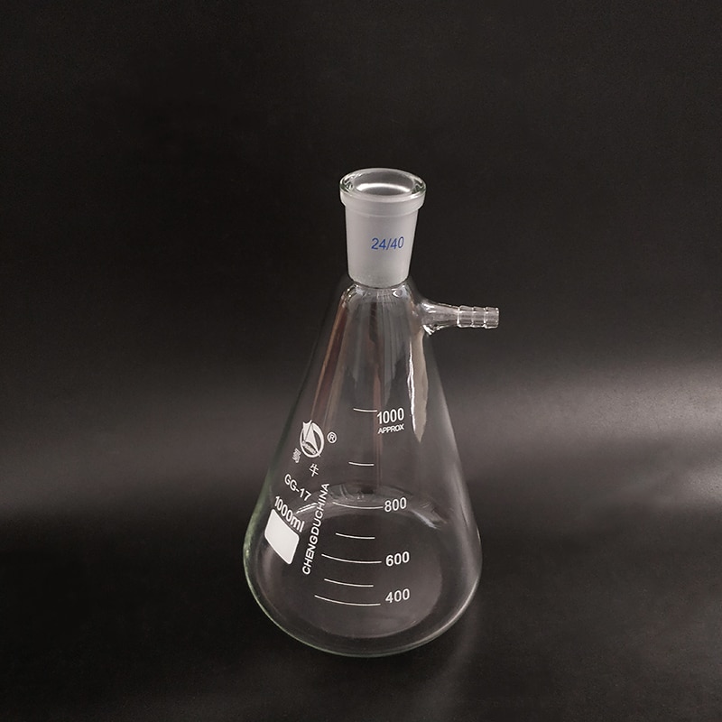 Filtering flask with side tubulature,Capacity 1000... – Grandado