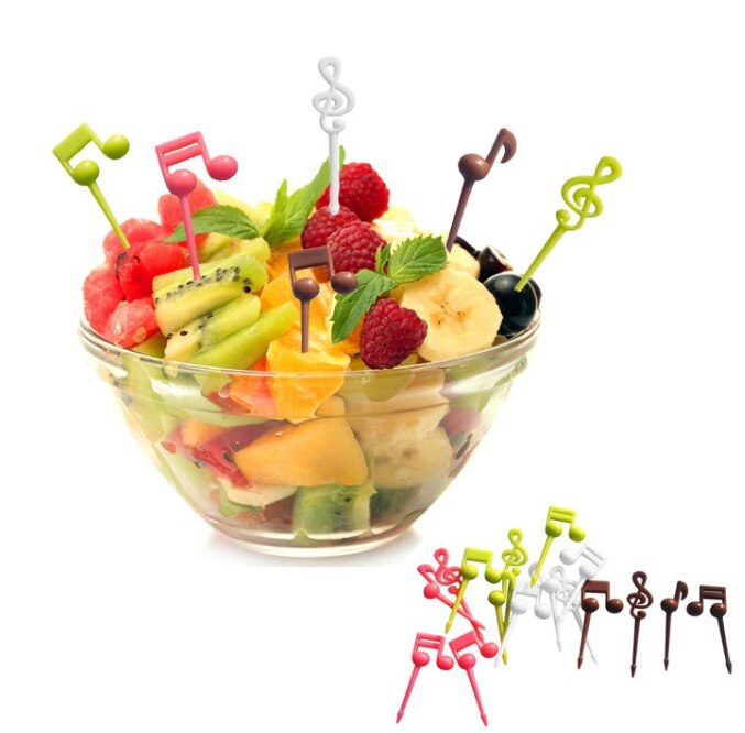 16 unids/set con forma de nota Musical fruta tened... – Grandado