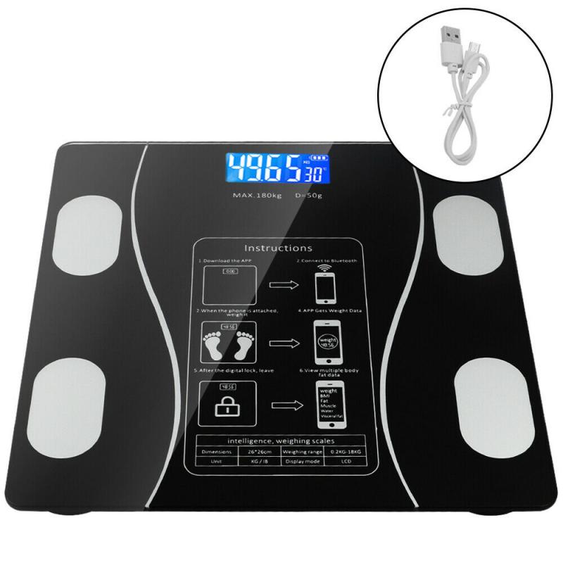 Body Fat Scale Smart Wireless Digital Bathroom Wei... – Grandado