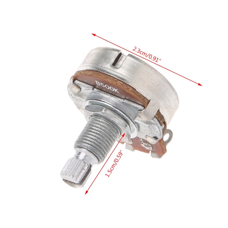 B500K Potentiometer Keil Topf Elektrische Gitarre ... – Grandado