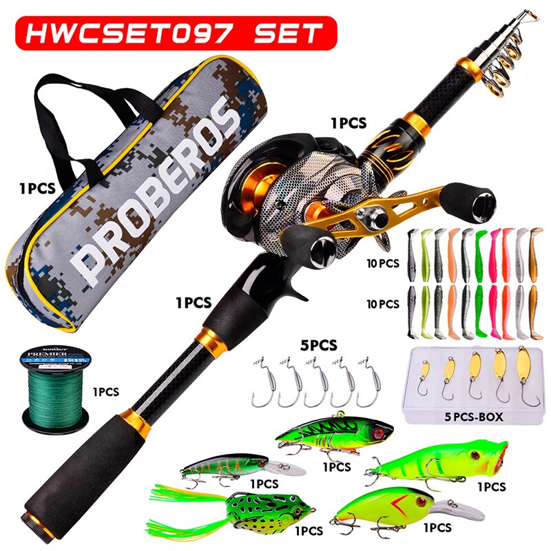 The 2.1m Telescopic Casting Fishing Combo Portable... – Grandado