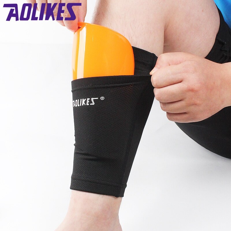 1 Pair Adult Kid Soccer Protective Socks With Pock... – Grandado