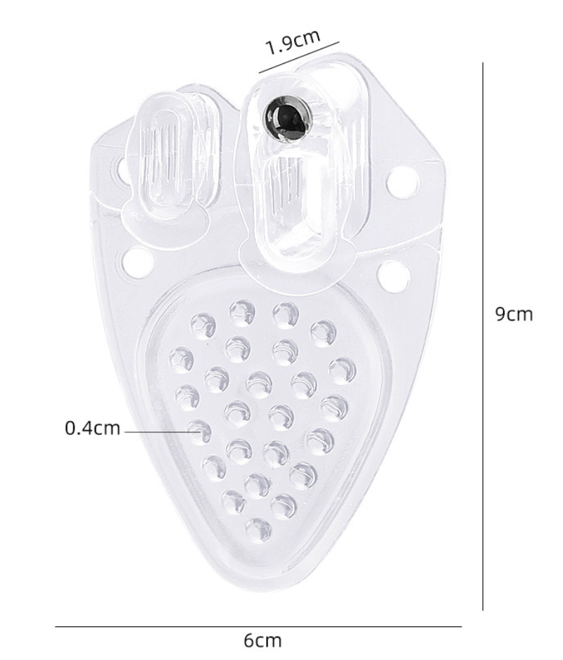 2 stk. = 1 par knyst, hallux valgus, tåspreder, se... – Vicedeal