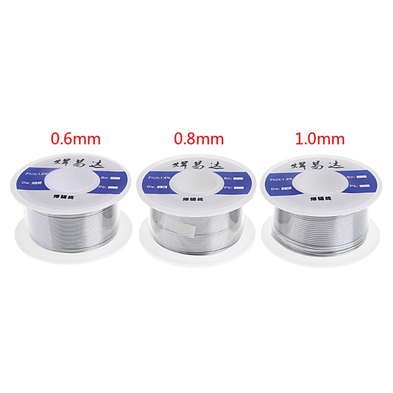 0.6Mm/0.8Mm/1.0Mm Tin Lead Wire Solder Melt Rosin ... – Vicedeal