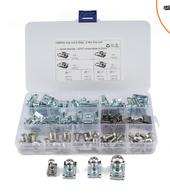 100PCS Boxed U-shaped Nut+Stainless Steel Bolt Fas... – Grandado