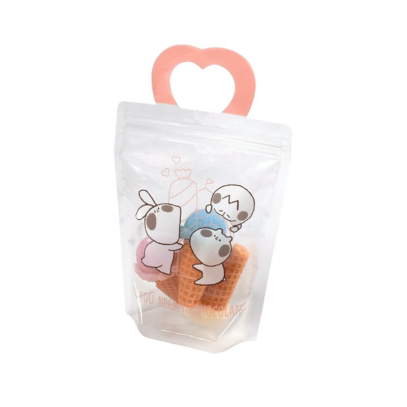 Dount Doughnut Pink CUTE Plastic Cookie Packaging ... – Grandado