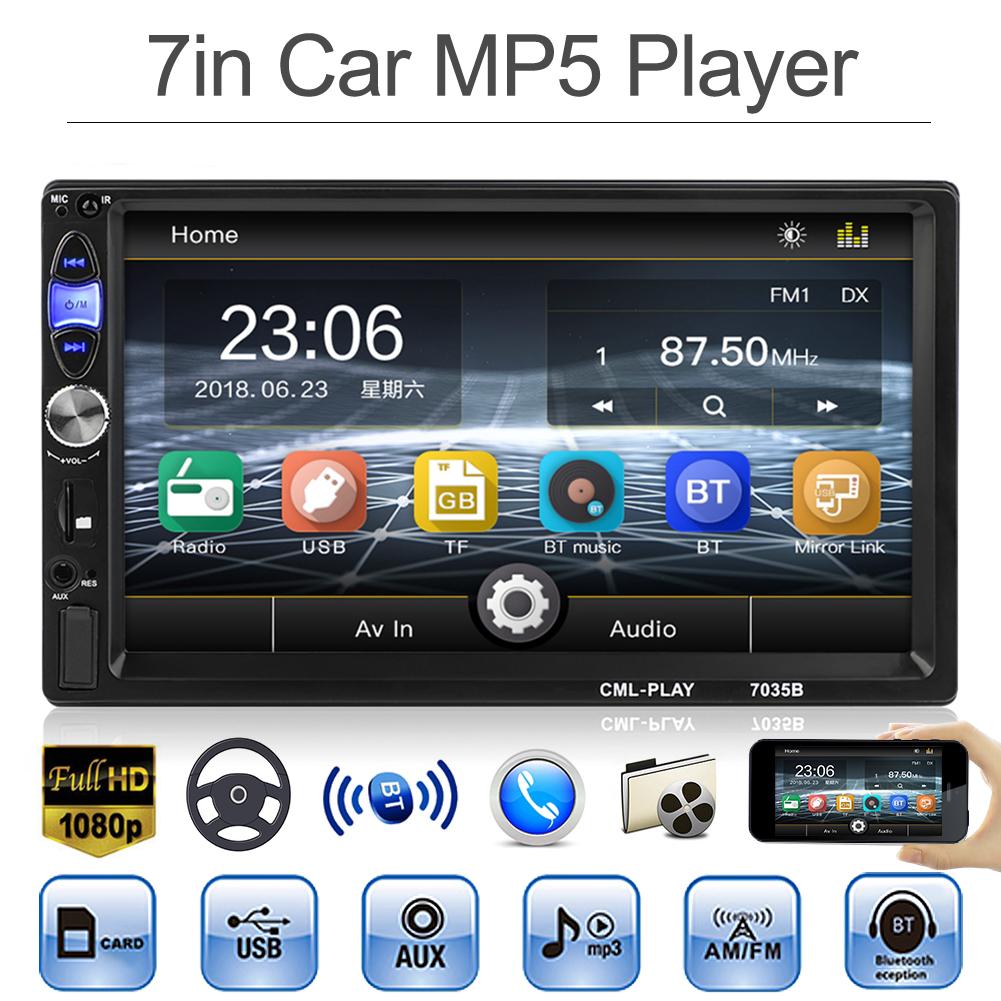 7inch 2DIN Bluetooth In Dash Car Stereo MP5 Player... – Grandado