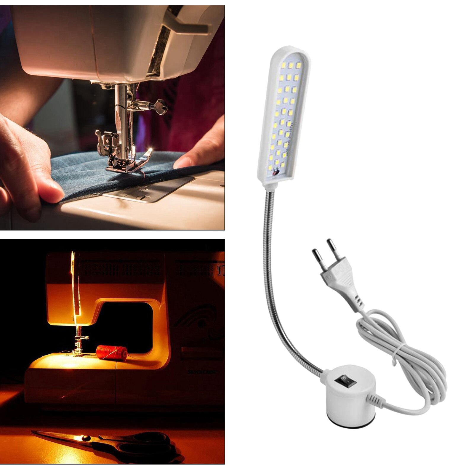 30LED Sewing Machine Lights US PLUG Gooseneck Work... – Vicedeal
