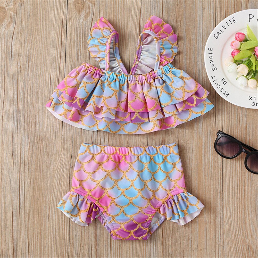 Newest Summer Kids Girl Cute Two-Piece Suits Girls... – Grandado