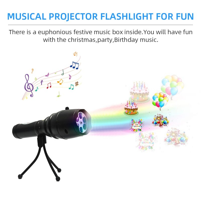 Musical Handheld Projector LED Light Portable Brig... – Grandado