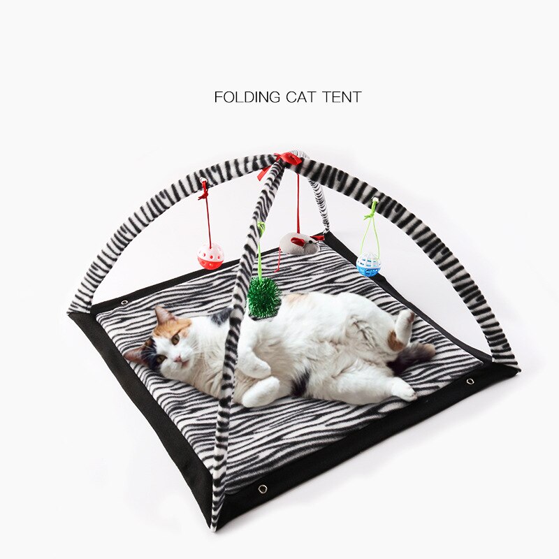 Foldable Pet Cats Bed Mobile Playing Tent Kitten A... – Vicedeal