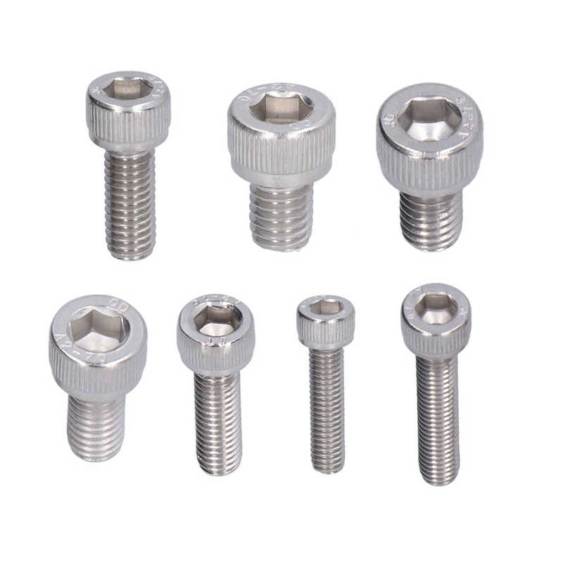 30Pcs M6 Screw Bolts 304 Stainless Steel A2-70 Hex... – Vicedeal