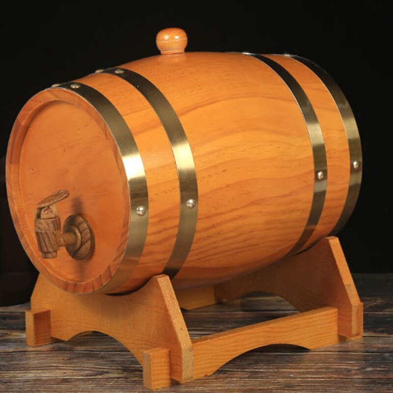 Oak Barrel, 1.5 L / 3 L Oak Storage Barrel Built-i... – Vicedeal