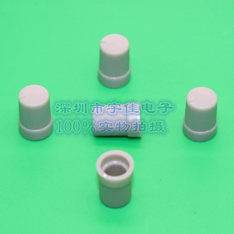 10 Piece 10 * 14mm gray striped knob potentiometer... – Grandado