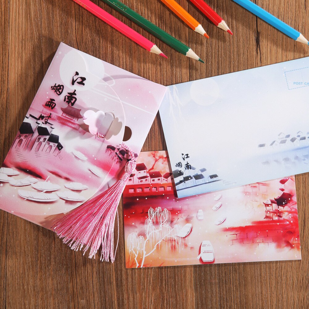30 Sheets antique tassel Postcard with fluorescent... – Grandado