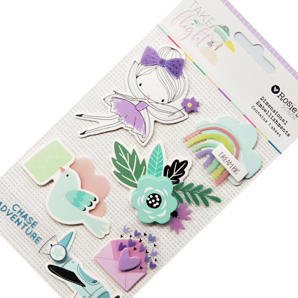 CRZCrafter Dimensional 3D Stickers Paper & Plastic... – Vicedeal