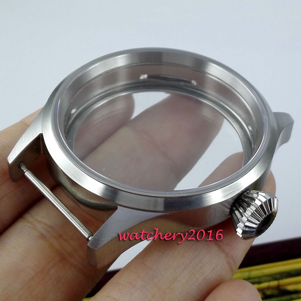43mm sapphire glass stainless steel case fit eta 6... – Grandado