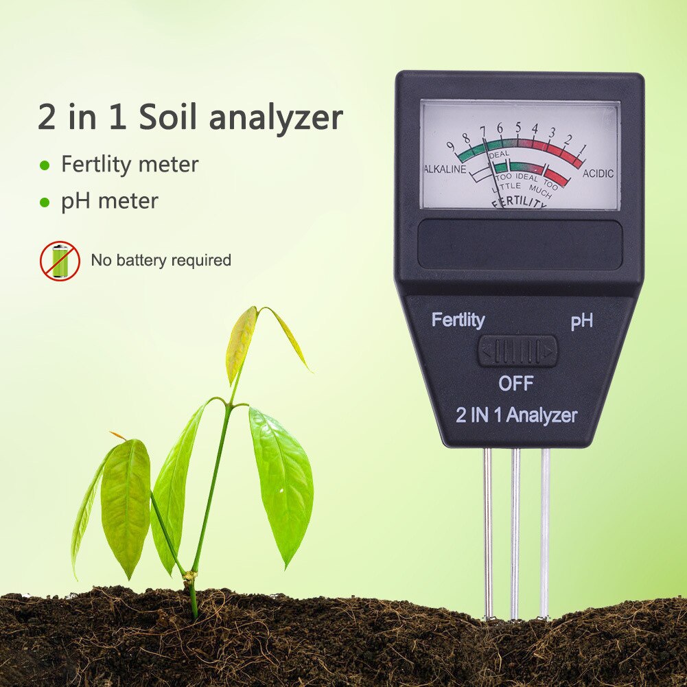 2 in 1 Garden Soil Fertility Analyzer with Probe G... – Vicedeal