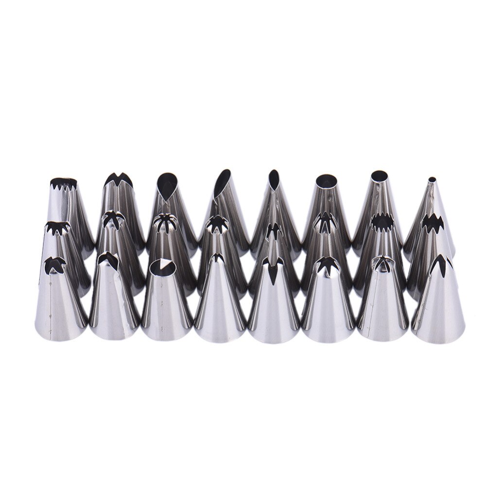 24pcs/lot Stainless Steel Piping Tips Nozzles Past... – Vicedeal