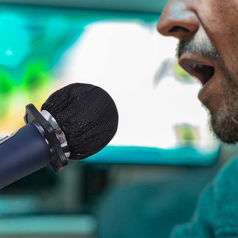 100 Pcs Disposable Microphone Covers, Windscreen M... – Vicedeal