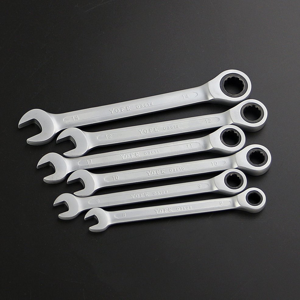 7pcs Stainless Steel Metric Spanner Wrench Ratchet... – Grandado