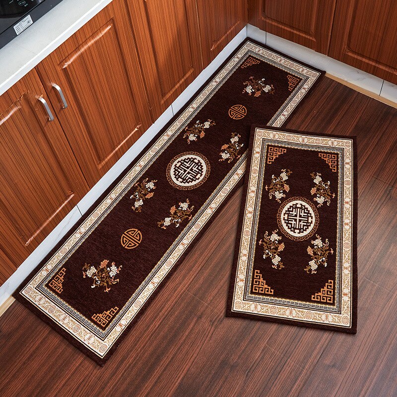 Chinese Jacquard Keuken Vloermatten Antislip Huish... – Grandado