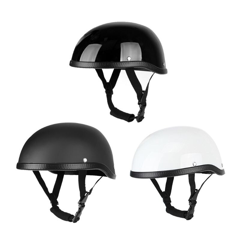 Motorfiets Cap Helm Vintage Half Helmen Retro Veil... – Vicedeal