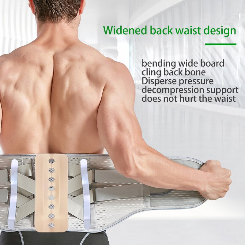 Dubbele Pull Back Lendensteun Mannen Vrouwen Fitne... – Vicedeal