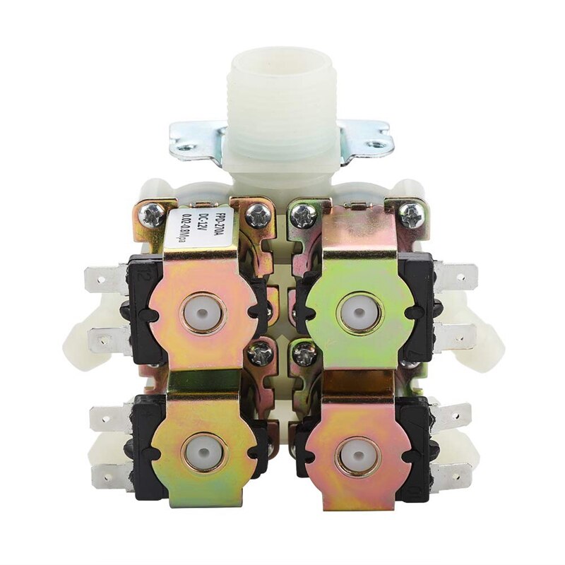 Water Inlet Valve, DC12V DN20 G3/4 inch 1 in 4 Out... – Grandado