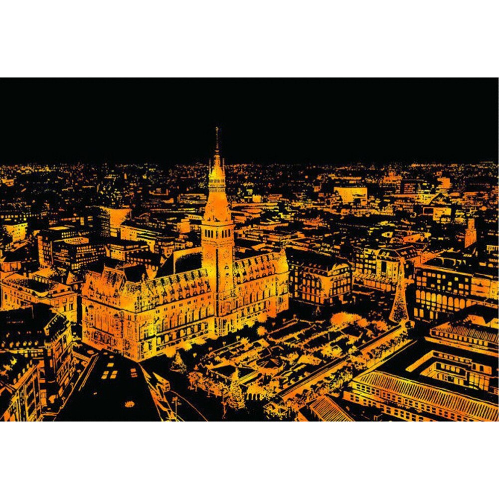 Kids Scratch Art Paper Frankrijk Parijs Diy Schrap... – Grandado