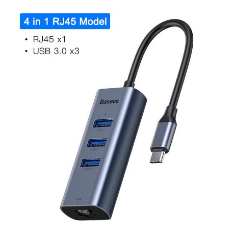 Baseus USB C HUB Type C to Multi USB 3.0 HUB HDMI ... – Vicedeal